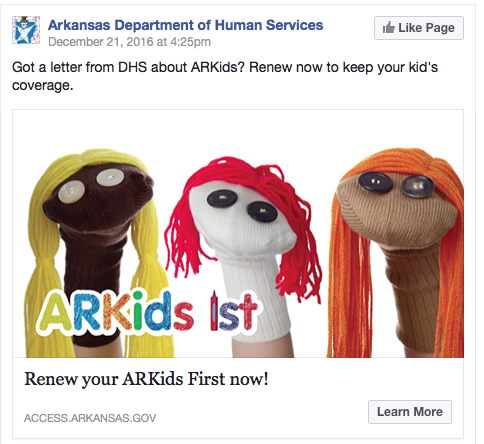 ARKids Renewals – Change in process – Medicaid Saves Lives
